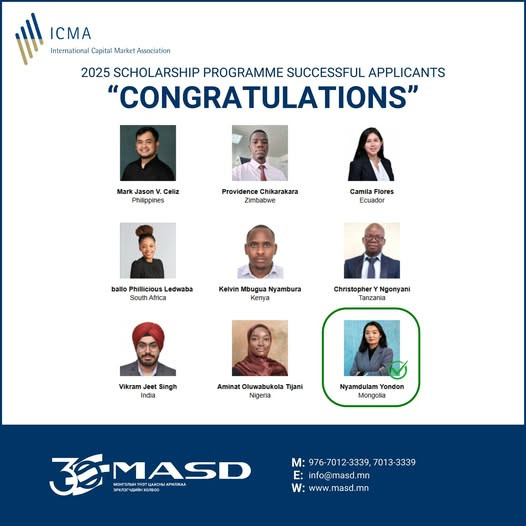 ICMA 2025 ОНЫ ТЭТГЭЛЭГТ ХӨТӨЛБӨРТ ШАЛГАРСАН ОРОЛЦОГЧДЫГ ЗАРЛАЛАА.